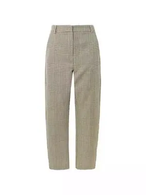 VIOLANTE NESSI Houndstooth Wool Trousers