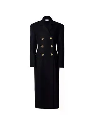 VIOLANTE NESSI Double-breasted Tailored Coat