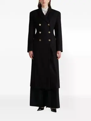 VIOLANTE NESSI Double-breasted Tailored Coat