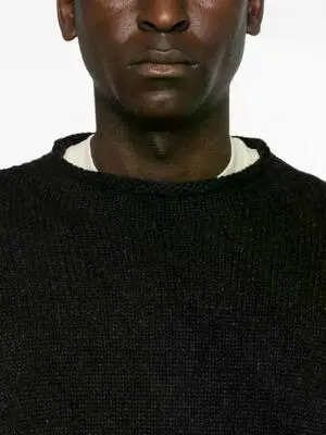 THE ROW Markhim" Ribbed Knit Crewneck Sweater