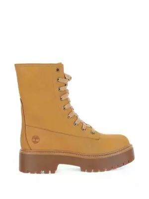 Timberland Mid Stone Street Platform Lace-up Boots