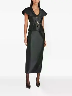 VIOLANTE NESSI Manuela Belted Midi Dress