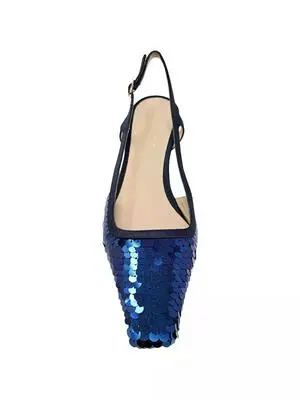 Roberto Festa Siviglia Sequin-embellished Snip-toe Slingback Pumps