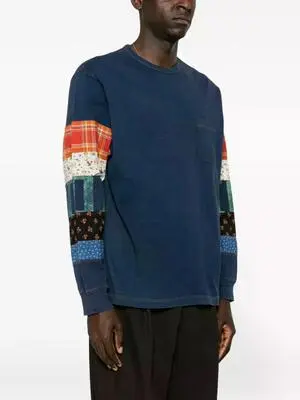 KHOKI Patchwork Long-sleeve T-shirt