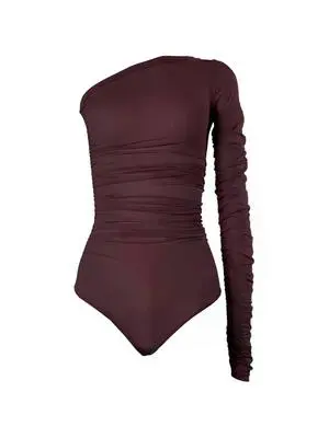 Wolford Draped One-shoulder Bodysuit