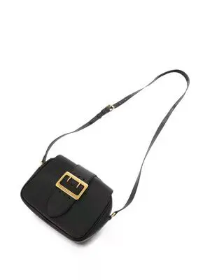 Burberry Soft Grained Calfskin Buckle Crossbody Bag