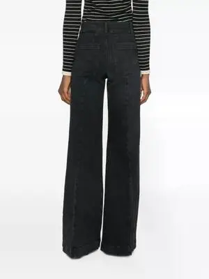 Seafarer Patch-pocket Wide-leg Jeans