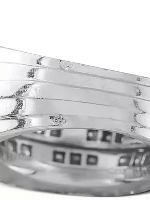 Cartier Maillon Panthère Diamond Ring In 18k White Gold
