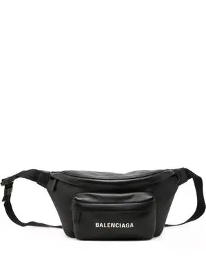 Balenciaga 2018-2026 Leather Everyday Xs Belt Bag - Black