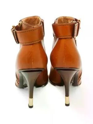 GIUSEPPE ZANOTTI Buckle Detail Heeled Ankle Boots