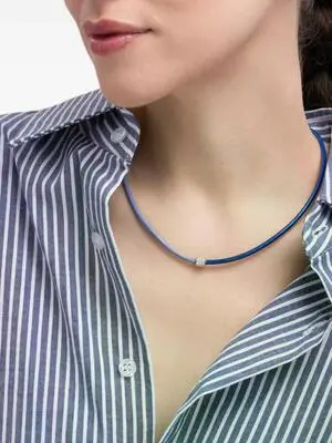 EDINA KISS Diamond And Sapphire Cord Necklace