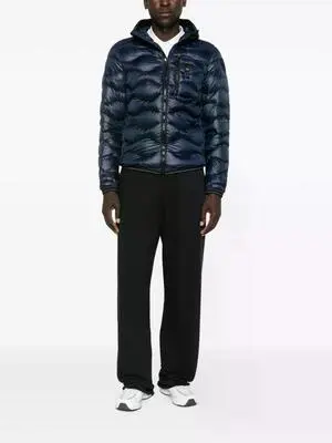 BLAUER. Quilted Hooded Jacket