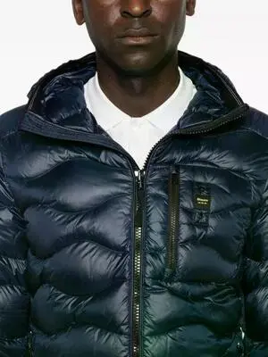 BLAUER. Quilted Hooded Jacket