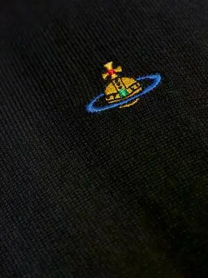 VIVIENNE WESTWOOD Orb-embroidered Wool Sweater