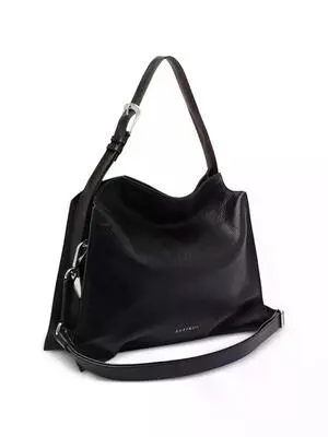 Orciani Trinity Soft Midi Shoulder Bag - Black