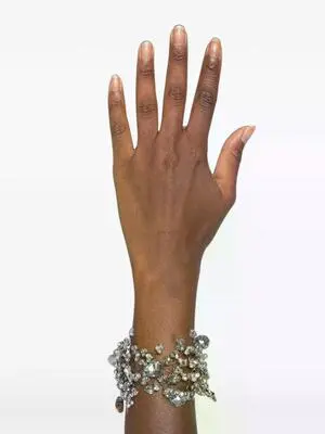 MARIA CALDERARA Crystal Embellished Wire-link Bracelet
