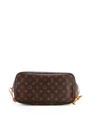 LOUIS VUITTON Neverfull Nm Monogram Canvas Mm Tote Bag - Brown