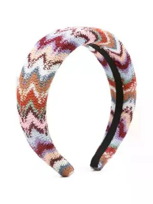Missoni Zigzag Knit Headband - Neutrals