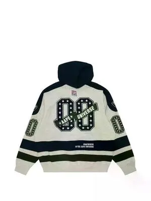 AAPE BY *A BATHING APE Logo-patch Striped Hoodie