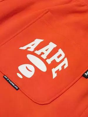 AAPE BY *A BATHING APE Moonface Patch Logo-embossed Shorts