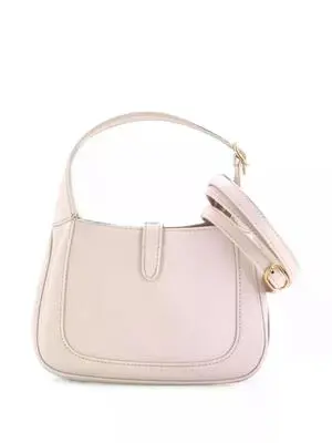 Gucci Jackie 1961 Leather Mini Hobo Bag White