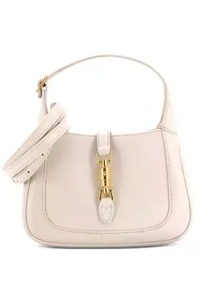 Gucci Gucci Jackie 1961 Leather Mini Hobo Bag White