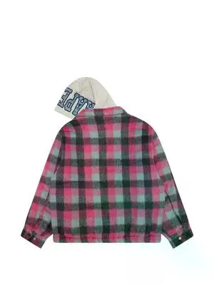 AAPE BY *A BATHING APE Moonface Check Hooded Jacket