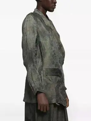 UMA WANG Wrap-fastening Blazer