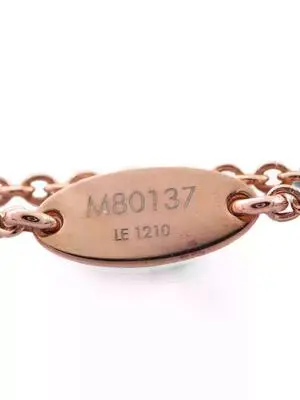 LOUIS VUITTON 2020 Rose Gold Plated Essential V Necklace Costume Necklace