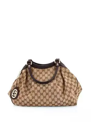 Gucci Sukey Gg Canvas Medium Tote Bag