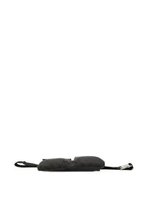 Gucci Gg Canvas Double Pocket Belt Bag - Black