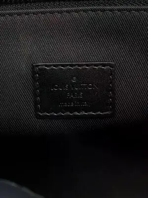 LOUIS VUITTON 2020 Monogram Eclipse Sac Plat Horizontal Zipper Satchel