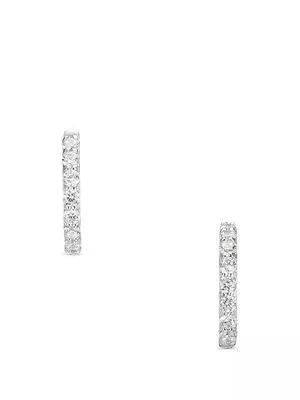 ANABELA CHAN Diamond Pendant Hoop Earrings
