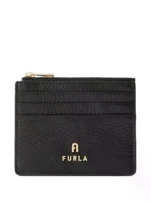 Furla Logo-plaque Zipped Cardholder - Black