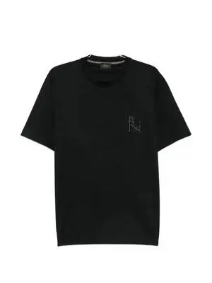 Brioni Logo-embroidered T-shirt