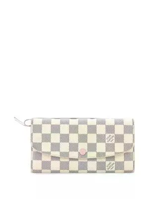 LOUIS VUITTON Emilie Wallet Damier Small Wallets - White