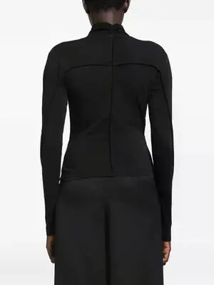 THOM KROM Ruched Wrap-style Jersey