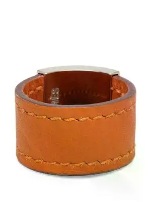 Hermès 2000 Swift And Palladium Plated Lurie Ring Costume Ring