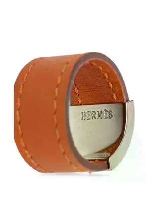Hermès 2000 Swift And Palladium Plated Lurie Ring Costume Ring