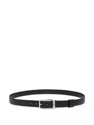 Montblanc Reversible Leather Belt - Black