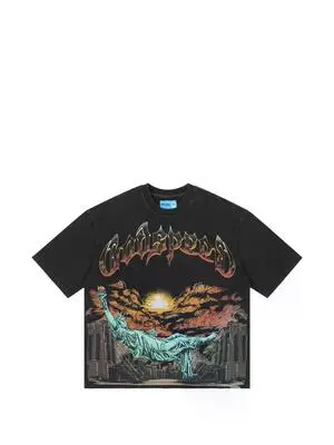 GODSPEED Burnt Bridges Graphic-print T-shirt - Black