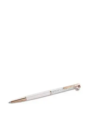 SWAROVSKI Crystal-embellished Heart-pendant Pen - White
