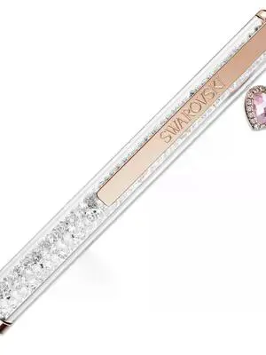 SWAROVSKI Crystal-embellished Heart-pendant Pen - White