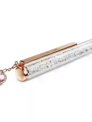 SWAROVSKI Crystal-embellished Heart-pendant Pen - White