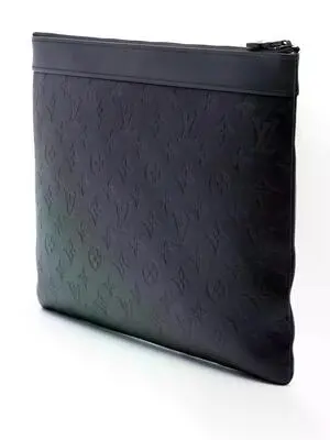 LOUIS VUITTON Monogram Shadow Discovery Pochette Clutch Bag