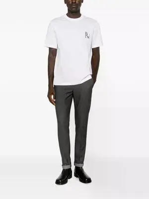 Brioni Logo-embroidered T-shirt