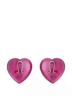 ANABELA CHAN Plum Heart Earrings