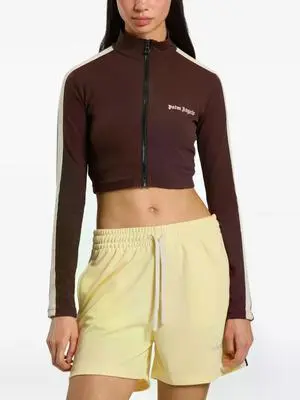 Palm Angels Logo Print Side Stripe Jacket