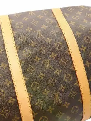 LOUIS VUITTON Monogram Keepall Bandouliere 60 Travel Bag