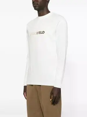Karl Lagerfeld Logo-print Long-sleeve T-shirt